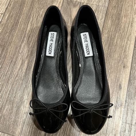 Black Steve Madden Ballet Flats Reminds Me Of Depop