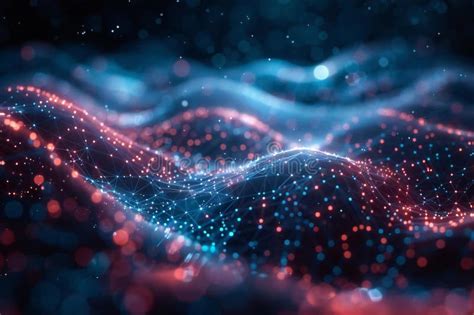 Elegant Picture Depicting Abstract Digital Connections In The Form Of Neural Networks Or