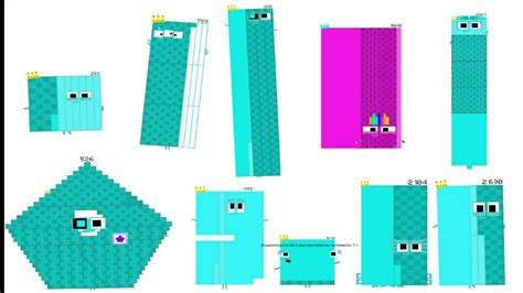 Numberblocks Band Retro Different Color Blocks Youtube