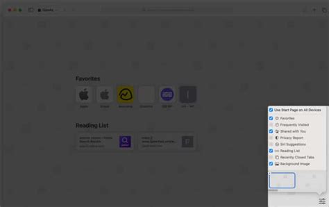 How To Customize Safari Start Page On Mac 2026 Igeeksblog