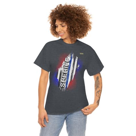 Sheriff Law Enforcement T Shirt Military Republic
