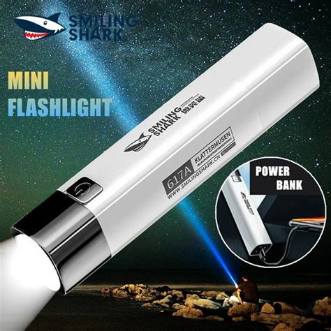 Usb Rechargeable Flashlight With Power Bank Price In Bangladesh