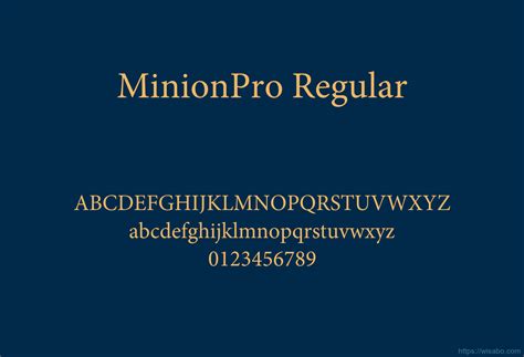 Minionpro Regular Font Free Download Ttf Otf Wisabo Fonts