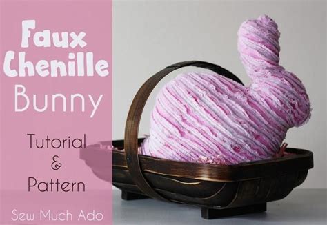 Faux Chenille Bunny By Sewmuchad1149416 Sewing Pattern Sewing
