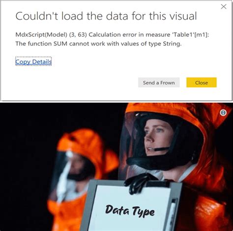 Data Type Rpowerbi
