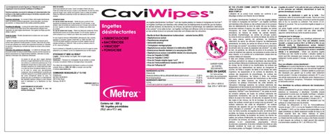 Caviwipes™ 160 Count Surface Disinfectant Wipes Hospital Grade Ref