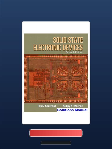 Complete Bundle Solid State Electronic Devices 7th Edition Streetman