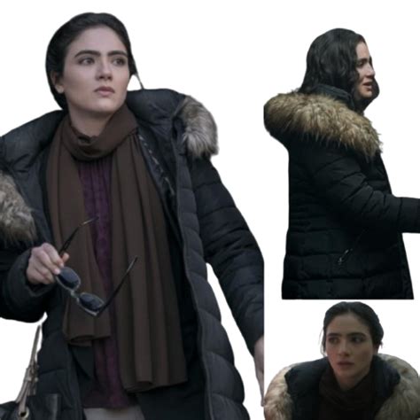 The Night Agent Arienne Mandi Black Parka Jacket Stylish Winter Outerwear