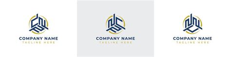Letters Cnn Ncn Nnn Monogram Logo Set Suitable For Any Business With Cnn Ncn Nnn Initials