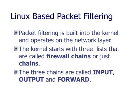 Ppt Linux Firewalls Powerpoint Presentation Free Download Id4132814