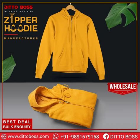 Unisex Zipper Hoodie At ₹ 265piece In Noida Id 27389178097