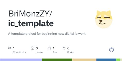 Github Brimonzzyictemplate A Template Project For Beginning New Digital Ic Work