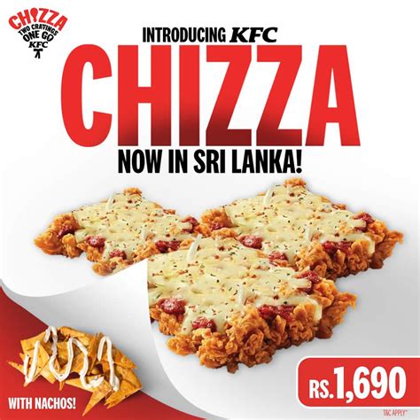 Kfc Sri Lanka Launches New Kfc Chizza On 25th September 2024
