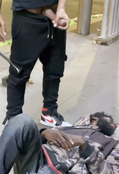 Got Caught Nutting On Homeless Man