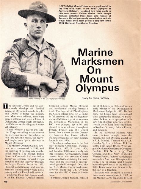 Leatherneck August 1987
