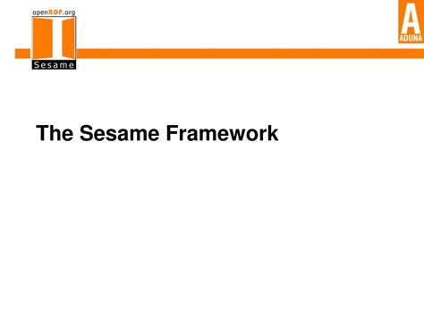 ppt sw application development with the sesame framework powerpoint