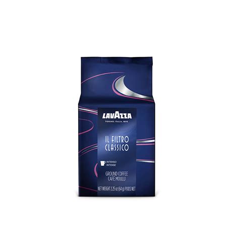 Lavazza Il Filtro Classico Dark Roast Ground Coffee 64g Brick Italy