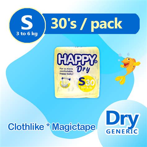 Happy Dry Small Diapers 30s Shopee Malaysia