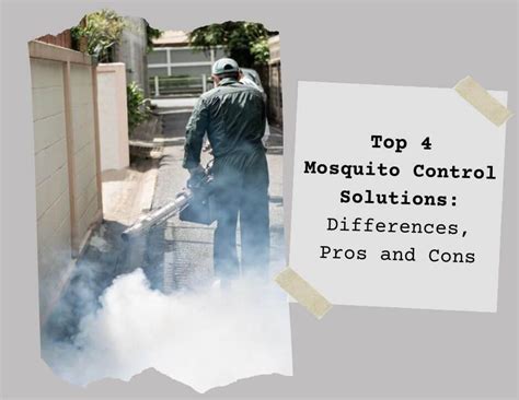 Effective Mosquito Control Solutions Pros And Cons Revealed
