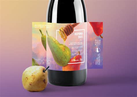 Perry Pear Cider Label Design And Illustration By Victoria Georgieva On Dribbble