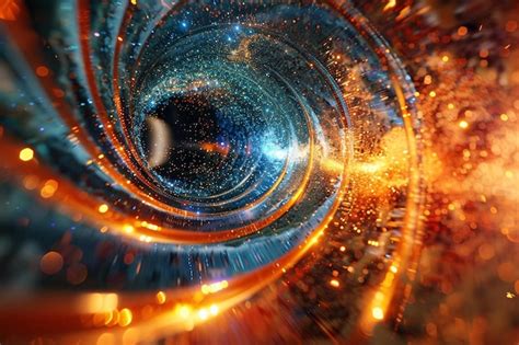 Premium Photo Create An Image Of A Quantum Tunneling Event With Generative Ai