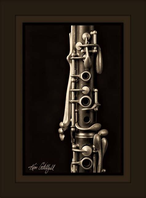 Black And White Clarinet Photography