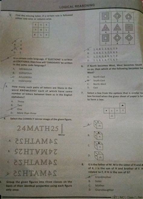 LOGICAL REASONINGF Find The Missing Lerter If A Certain Rule Is Follow