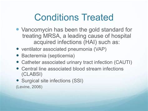 Vancomycin Pptx Infectious Diseases Diseases And Conditions
