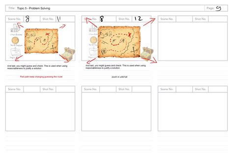Problem Solving Math Animation Storyboard Ppt