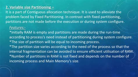 Memory Management Ppt Pptx