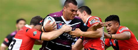 Lloyd Perrett In Canterbury Cup Residents Team Manly Warringah Sea Eagles