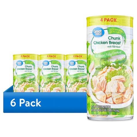 Great Value Chunk Chicken Breast 12 5 Oz Delivery Or Pickup Near Me