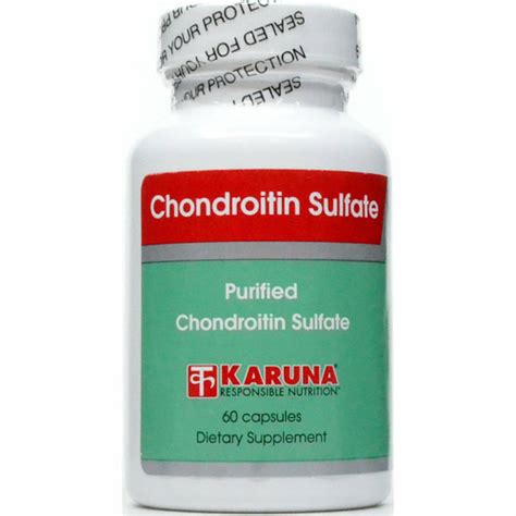 Chondroitin Sulfate 400 Mg 60 Caps By Karuna Clinical Nutrition Centers