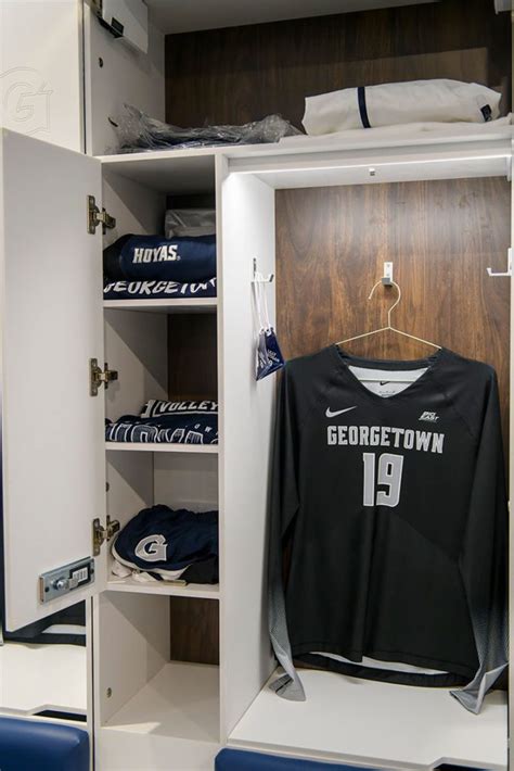 Georgetown Hoyas Volleyball Lockers Shield Lockers