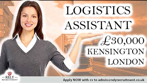 Logistics Assistant Rely Recruitment