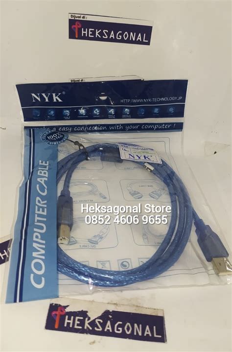 Jual Kabel Printer 15 Meter Usb Balikpapan Heksagonal