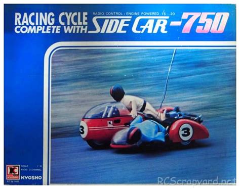 Kyosho Dash 8 Racing Cycle Complete With Side Car 750 1448 • Radio