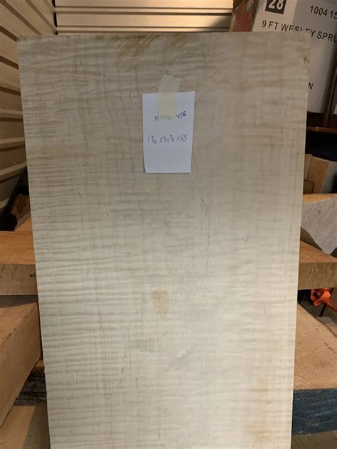 Master Quality Domestic Flamed Maple Upright Bass Billets — Premium
