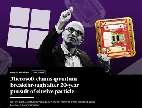 Quantumcomputing Innovation Technology Futureoftech Microsoft Ai