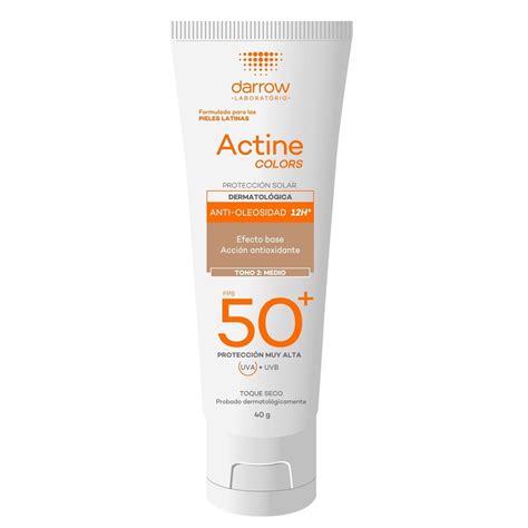 Actine Colors Protector Solar Con Vitamina E Tono Medio