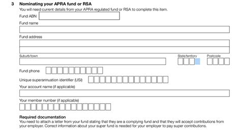 Superannuation Standard Choice Form Pre 2023 Version
