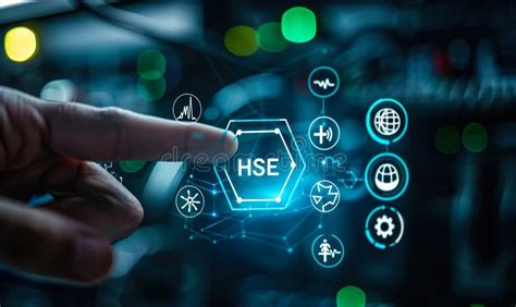 Health Safety And Environment Hse Officer Using Virtual Interface To