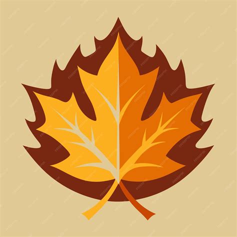 Autumn Leaves Logo Design Vector Art And Illustration Premium Ai