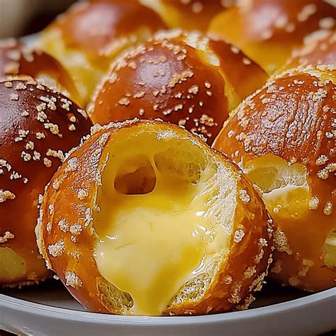 Irresistible Warm Gooey Cheesy Pretzel Bites Recipe
