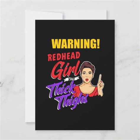 Redhead Girl Freckles Red Hair Redheads Ginger Gif Invitation Zazzle