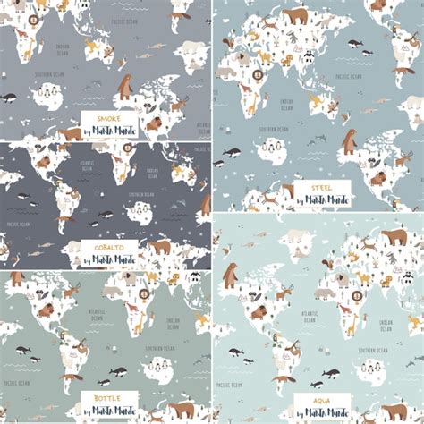 world map seamless pattern etsy