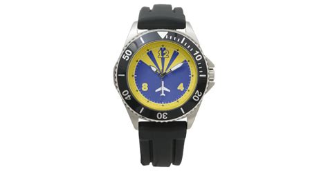 Aviator Compass Rose Flight Instrument Design Watch Zazzle