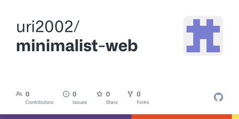 Github Uri2002minimalist Web