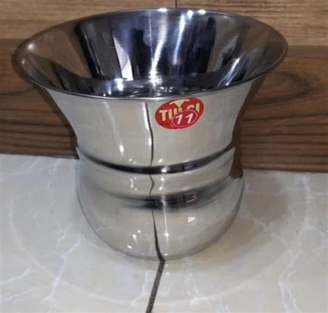 White Stainless Steel Ss Tumbi Lassi Pot For Hotel Size 11 At Rs