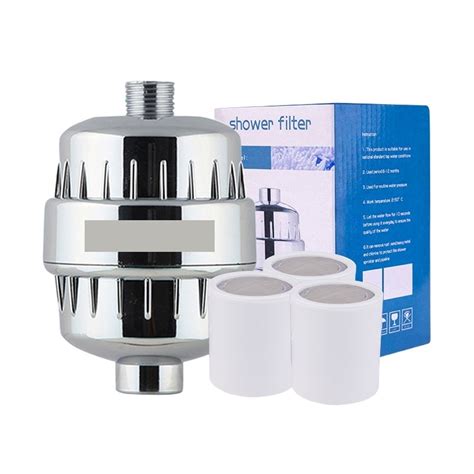 Bath Shower Filter Wht 303 3e Softener Chlorine And Heavy Metal Removal
